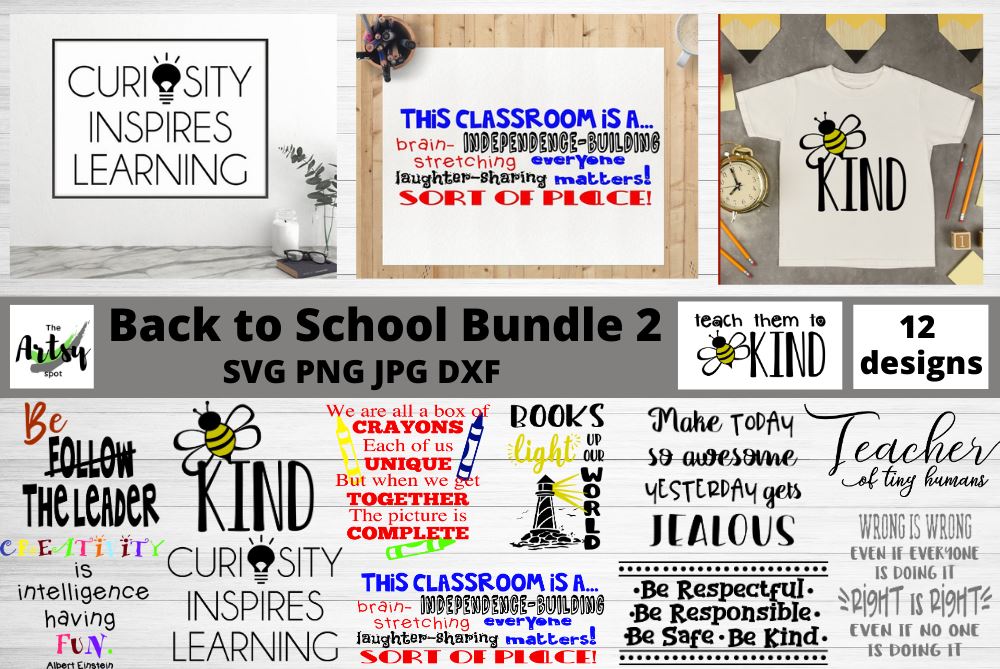 Back to School svg, teacher svg bundle, Classroom Bundle svg - So Fontsy