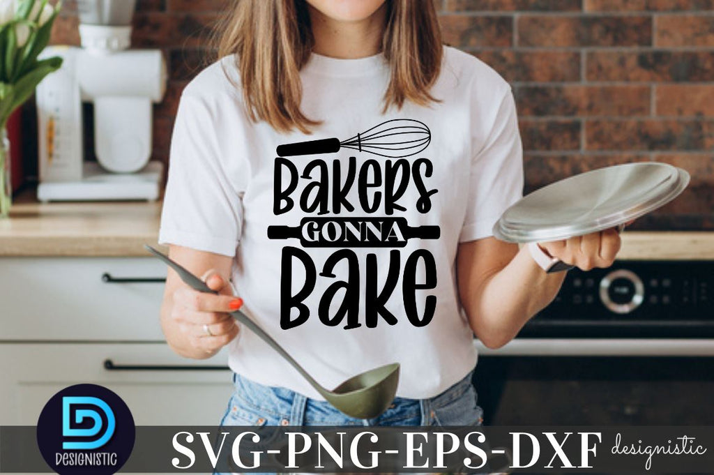 Bakers Gonna bake, Kitchen Monogram SVG - So Fontsy