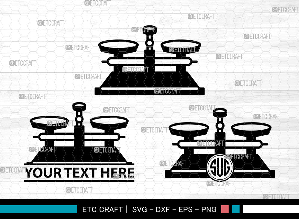 Balance Scale Icons Monogram, Balance Scale Svg, Scales Svg, Balance ...