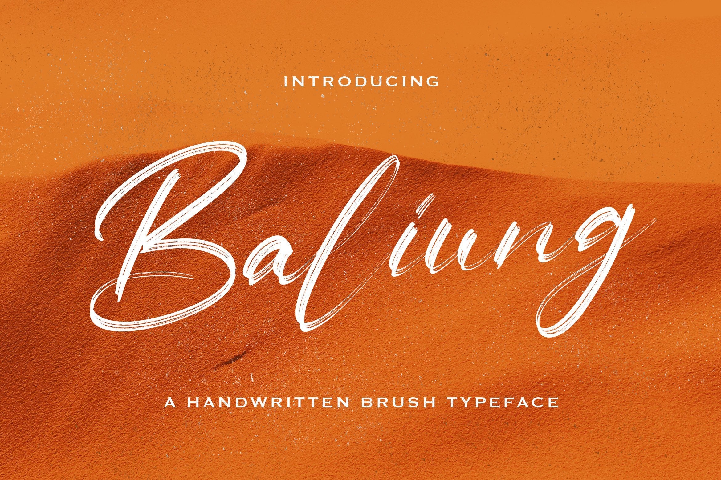 Baliung - Handwritten Font - So Fontsy
