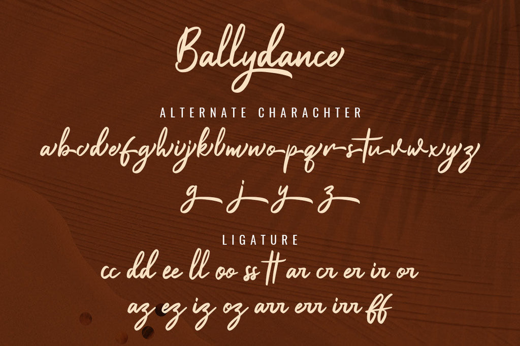 Ballydance - Handwritten Script Font - So Fontsy