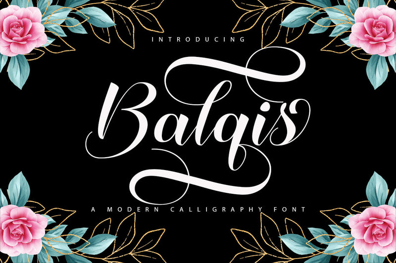 Balqis Script - So Fontsy