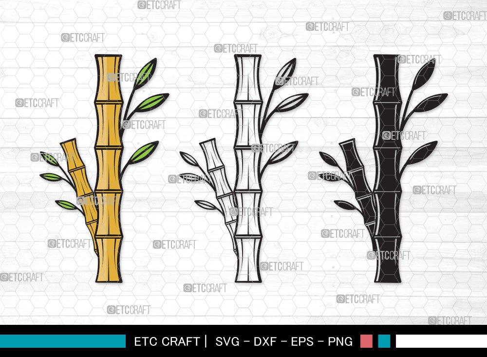 Bamboo SVG | Bamboo Stems Svg | Bamboo Plants Svg | Bamboo Trees Svg ...