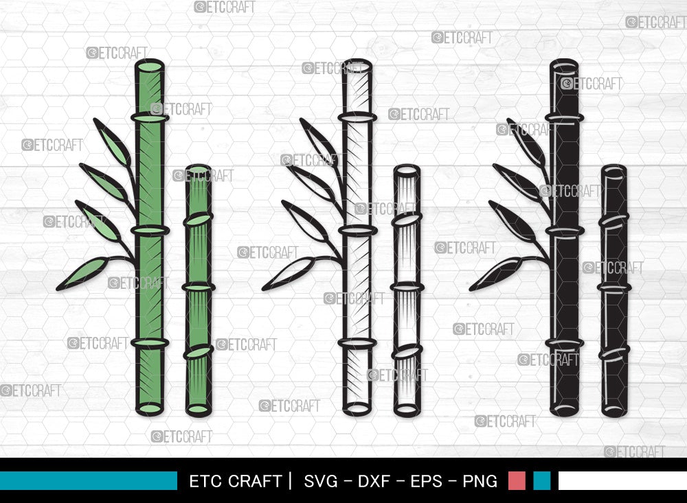 Bamboo SVG | Bamboo Stems Svg | Bamboo Plants Svg | Bamboo Trees Svg ...