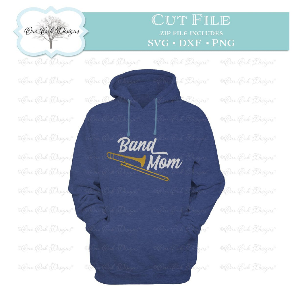 Band Mom Trombone SVG - So Fontsy