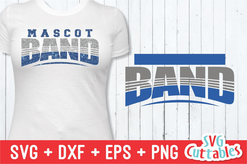 Band svg Cut File - Band Template 001 - svg - eps - dxf - png ...