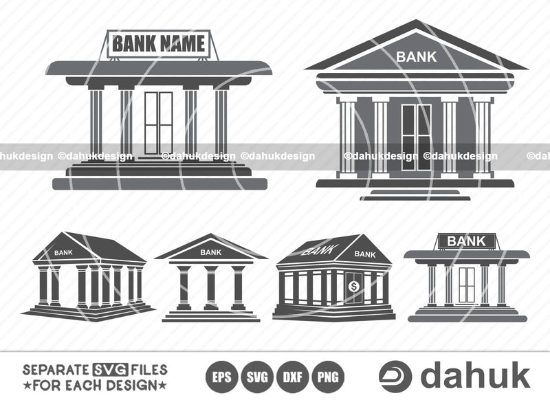 Bank svg, Bank vactor, bank Symbol, Bank Icon, Bank clipart, Bank ...