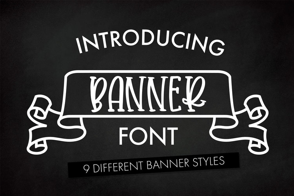 Banner Font - So Fontsy