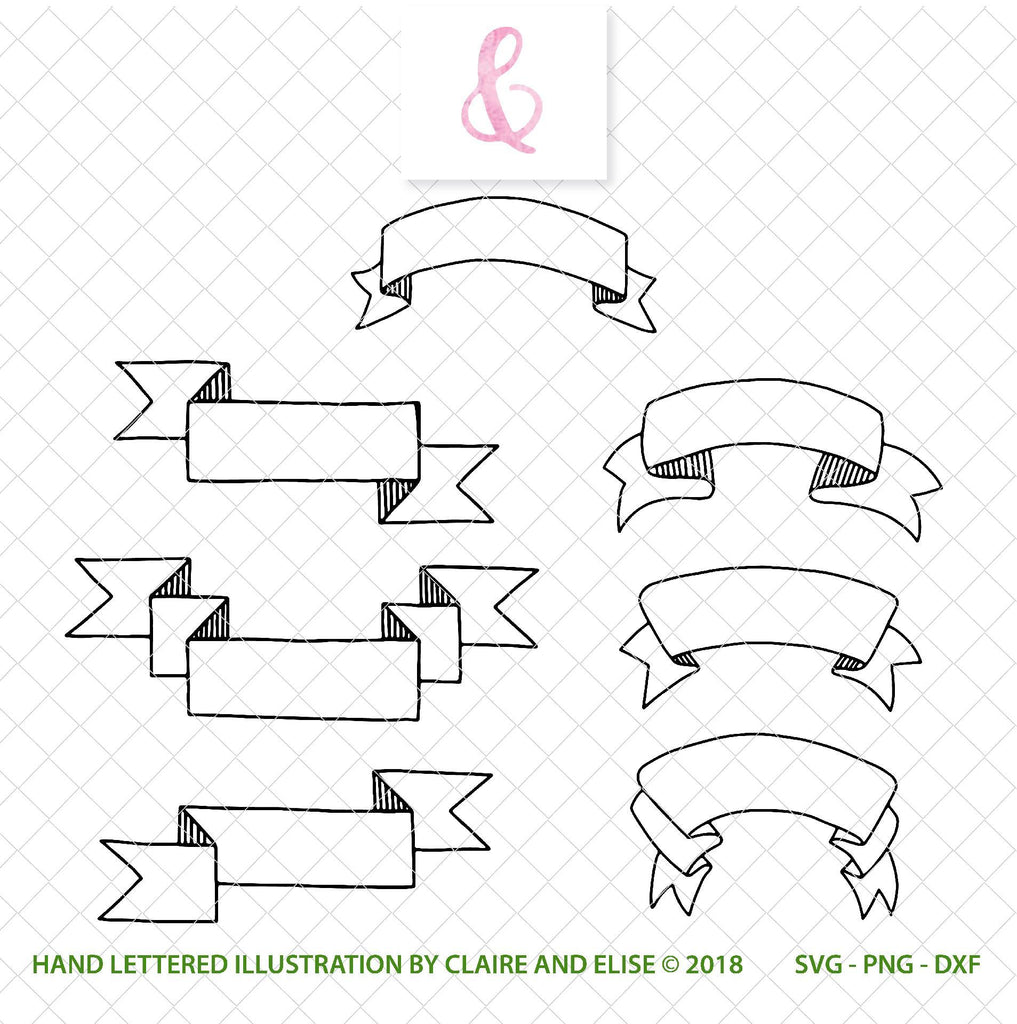 BANNERS - Seven (7) Banners - So Fontsy