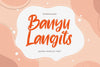 Banyu Langits - Quirky Display Font - So Fontsy