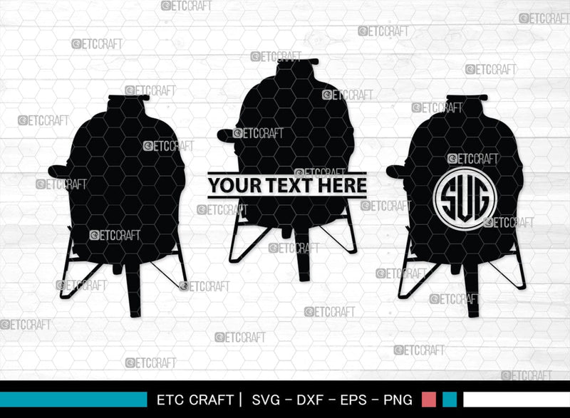 Barbecue Monogram, Barbecue Silhouette, Barbecue SVG, Bbq Svg, Grilled ...