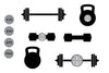 Barbell Monogram| Weight lifting SVG Cut Files - So Fontsy