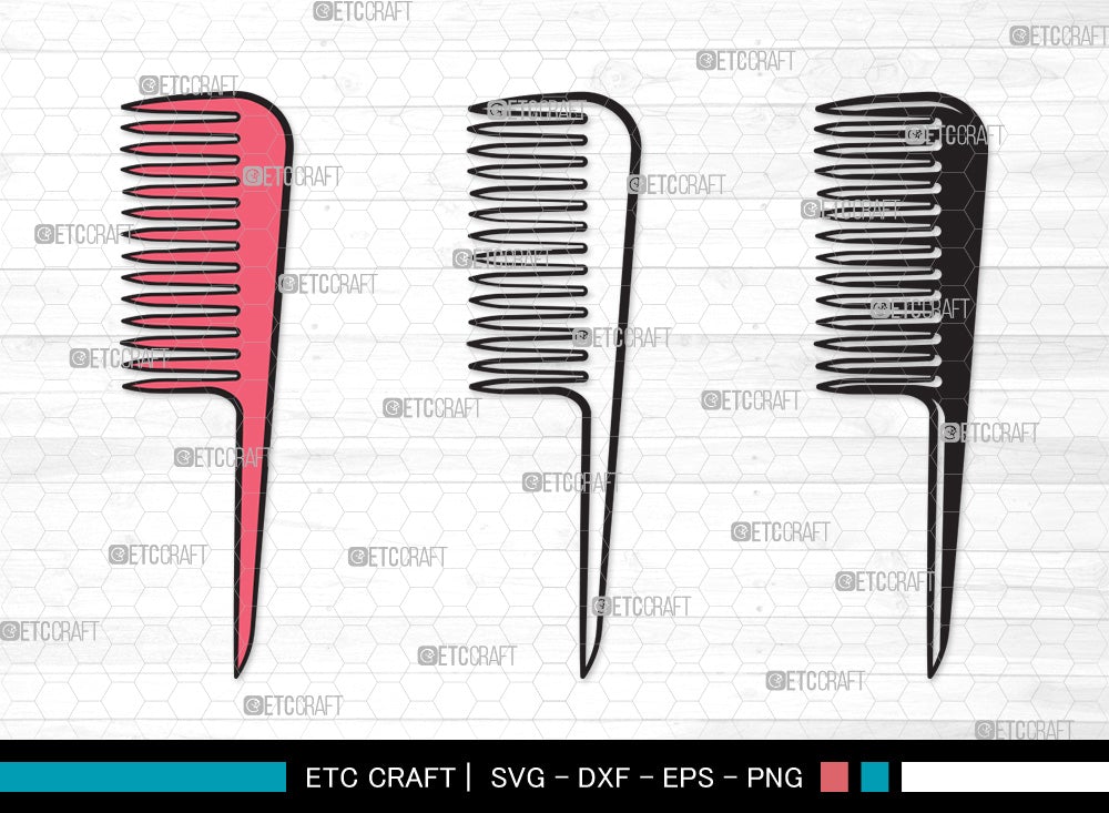 Barber Comb SVG Cut File | Comb Svg | Barber Svg | Hair Salon Svg ...