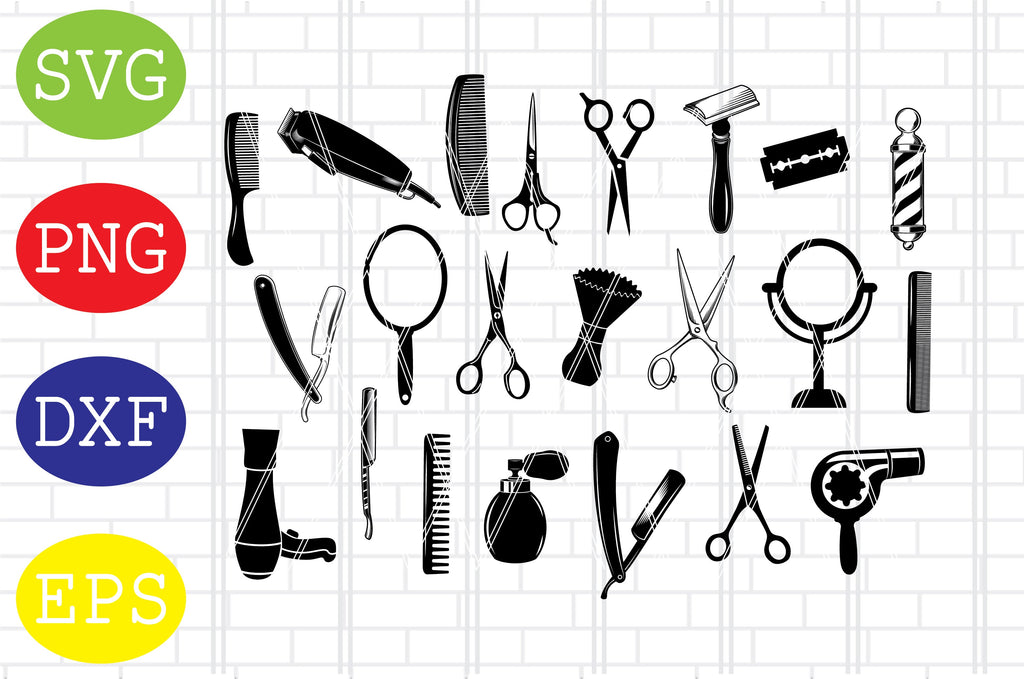 Barber Tool Svg, Hair Clipper Svg, Barber png, Barber eps, Barber ...
