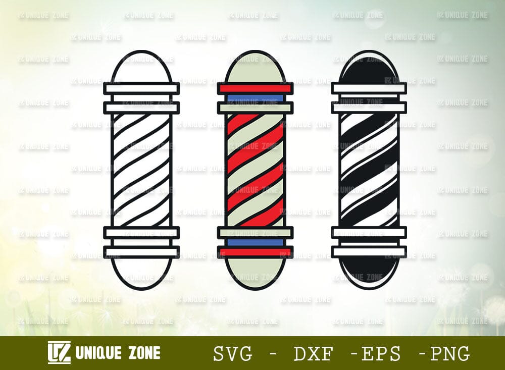 Barbers Pole SVG Cut File, Barber Light Svg, Hairdresser Svg ...