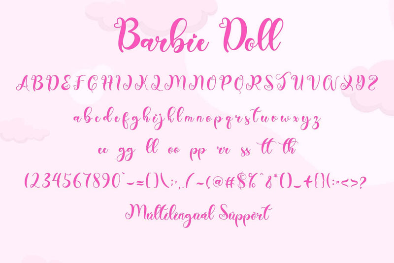 Barbie Doll - So Fontsy