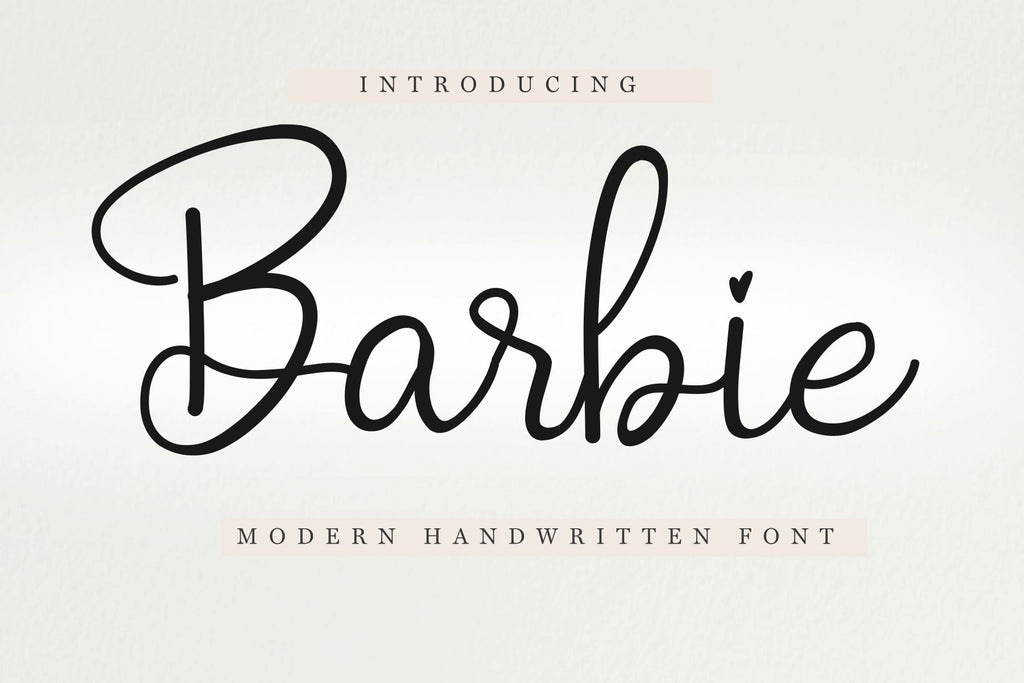 Barbie script - So Fontsy