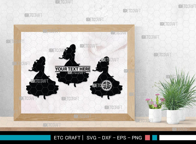 Barbie Set Monogram, Barbie Set Silhouette, Barbie Set SVG, Barbie Svg ...