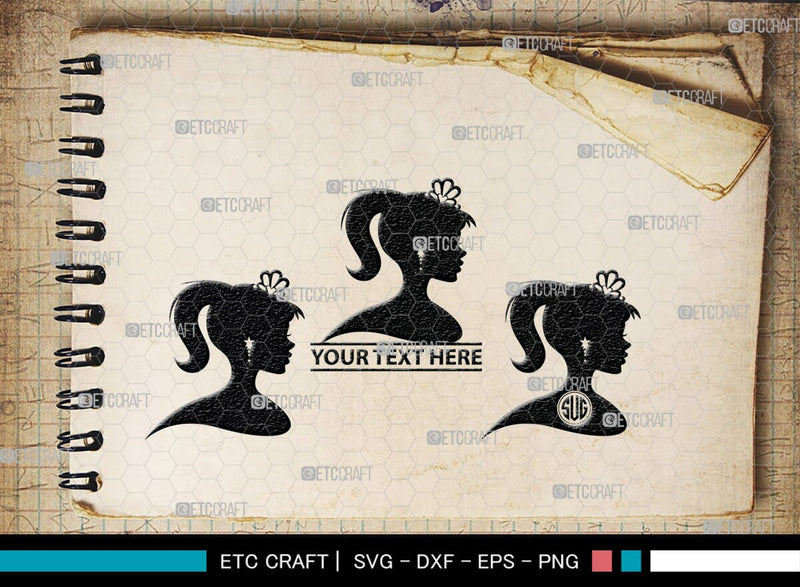 Barbie Set Monogram, Barbie Set Silhouette, Barbie Set SVG, Barbie Svg ...