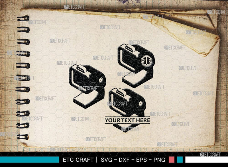 Barcode Scanner Monogram, Barcode Scanner Silhouette, Scanner Svg ...