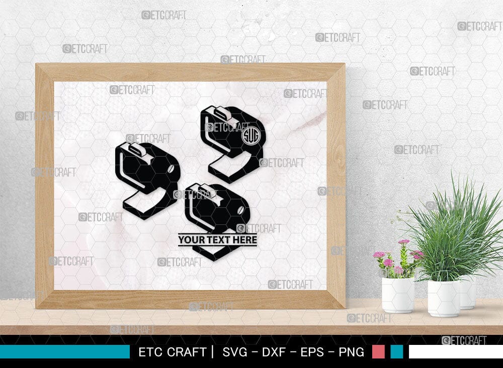 Barcode Scanner Monogram, Barcode Scanner Silhouette, Scanner Svg ...