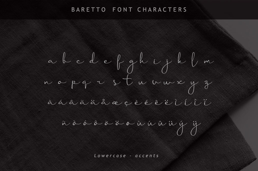 Baretto Font - So Fontsy