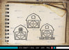 Barn House Monogram, Barn House Silhouette, Barn House SVG, Farm Barn ...