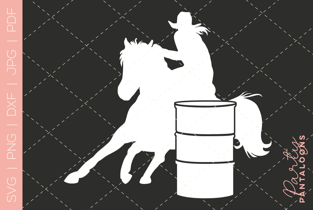 Barrel Racer SVG | Barrel Racing SVG - So Fontsy