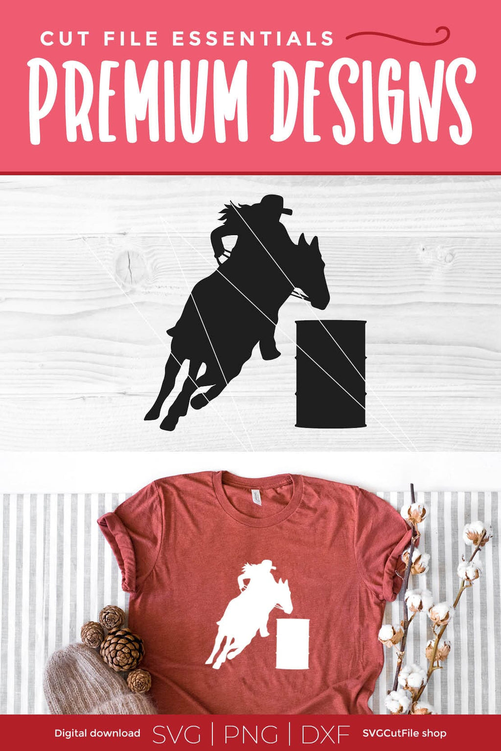 Barrel Racing svg-Barrel Racer SVG and Cowgirl Rodeo Clipart - So Fontsy