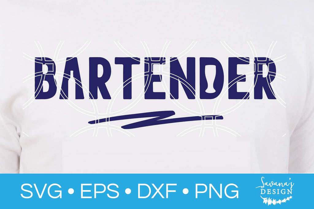 Bartender SVG - So Fontsy