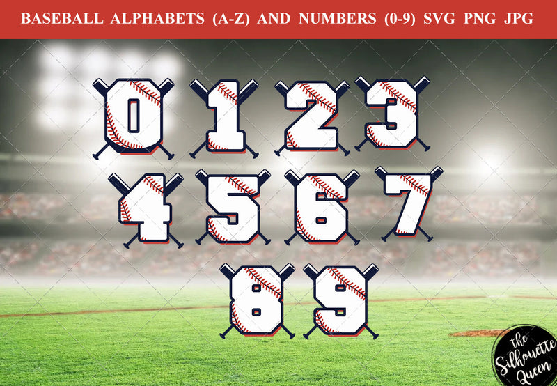 Baseball alphabet a-z, baseball number 1-9 svg, alphabet clipart ...