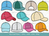 Baseball Hat Clipart SVG Cut File | Baseball Cap Svg | Cap Svg ...