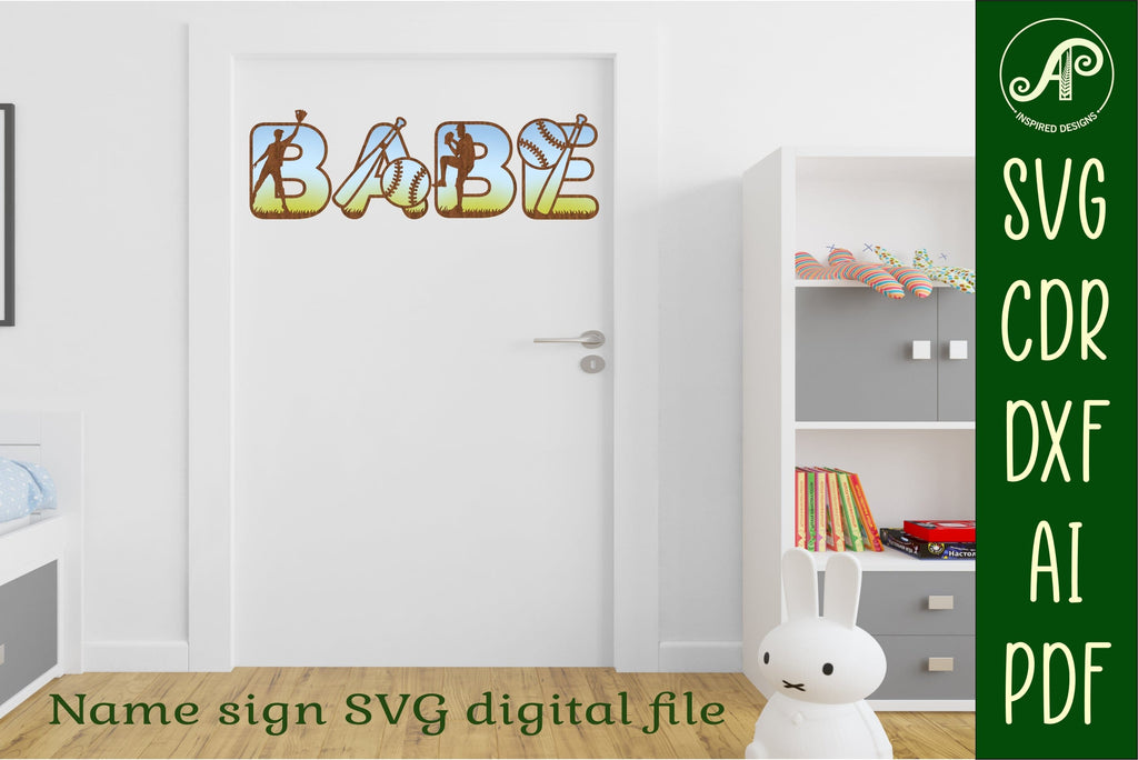 Baseball letters alphabet set. 114 layered letters. - So Fontsy