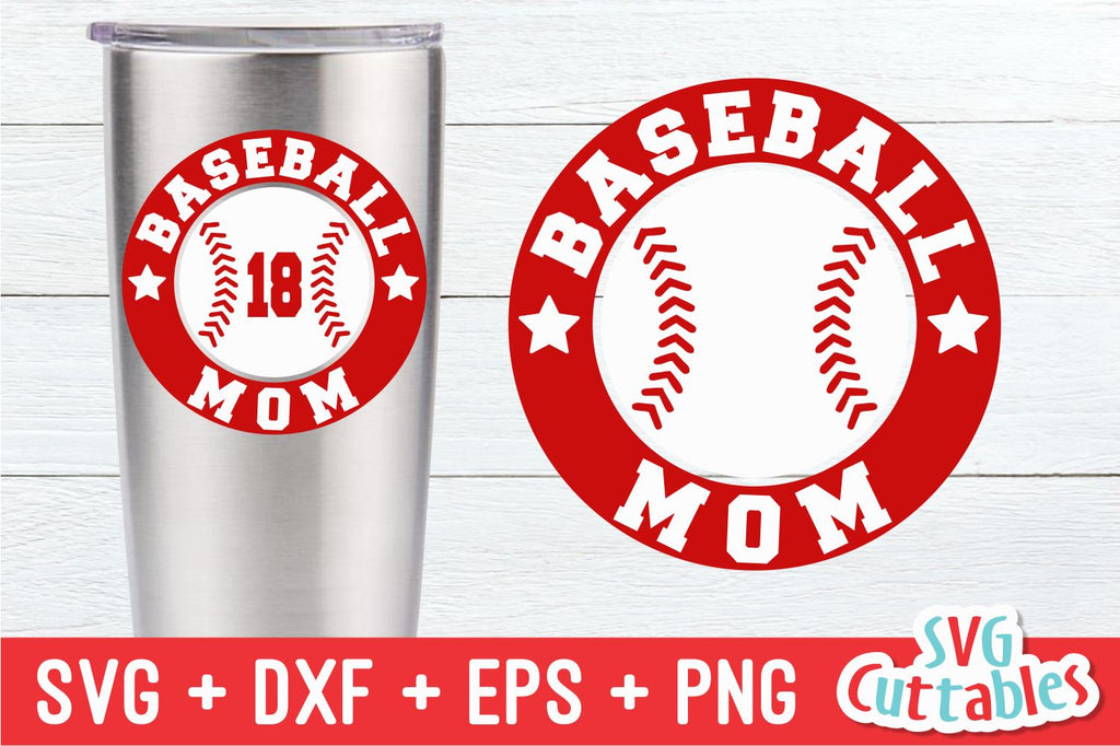 Baseball Mom Monogram Frame - So Fontsy