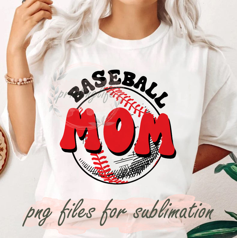 Baseball Mom Png, Baseball Design Png, Sport Mom Png, Mothers Day Png ...