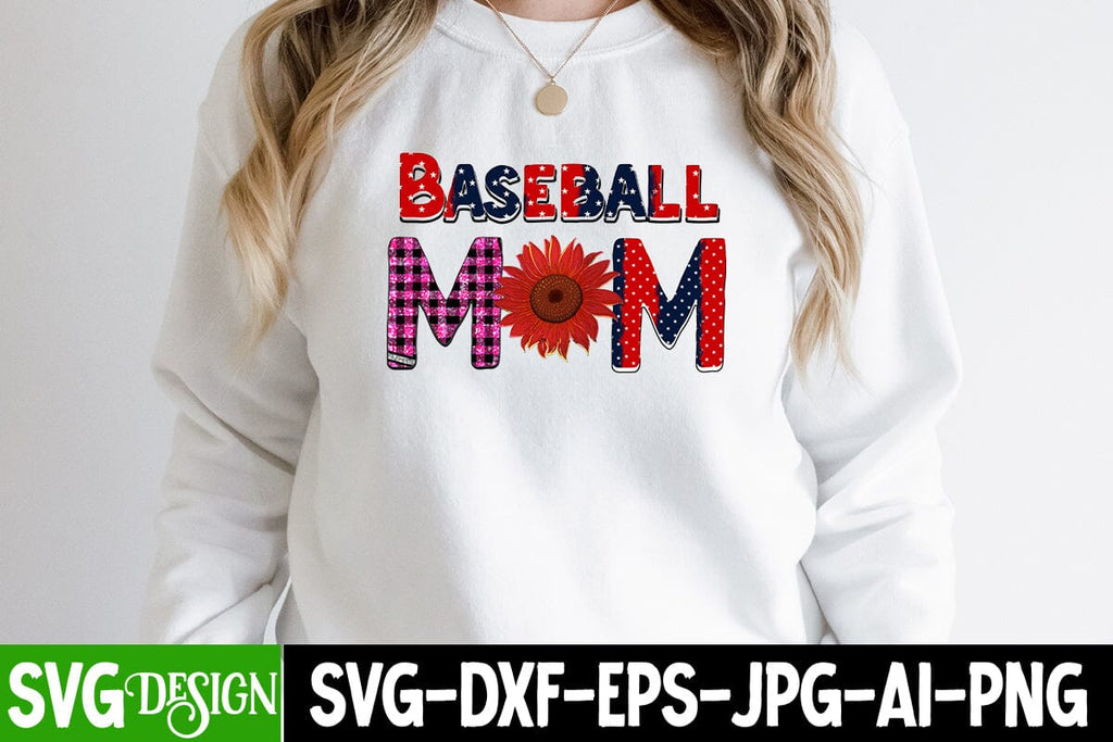 Baseball Mom Sublimation Design, Baseball Mom Sublimation PNG, Mother's ...