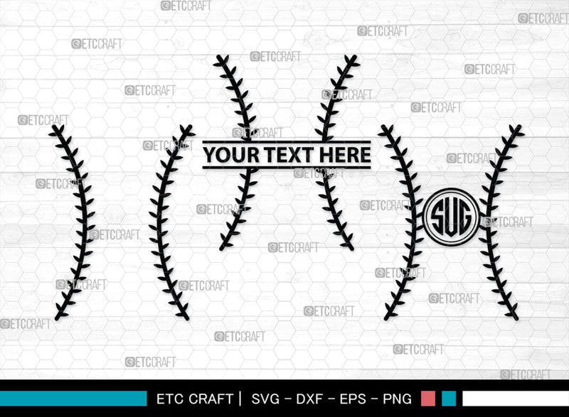 Baseball Monogram, Baseball SVG Cut Files, Baseball Silhouette ...
