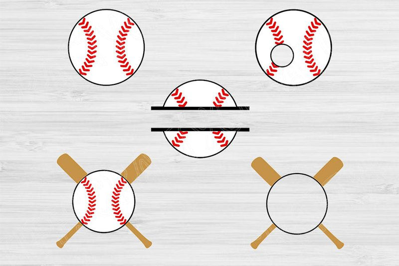 Baseball Monogram Svg, Baseball Png, Baseball Bat Svg Files for Cricut ...