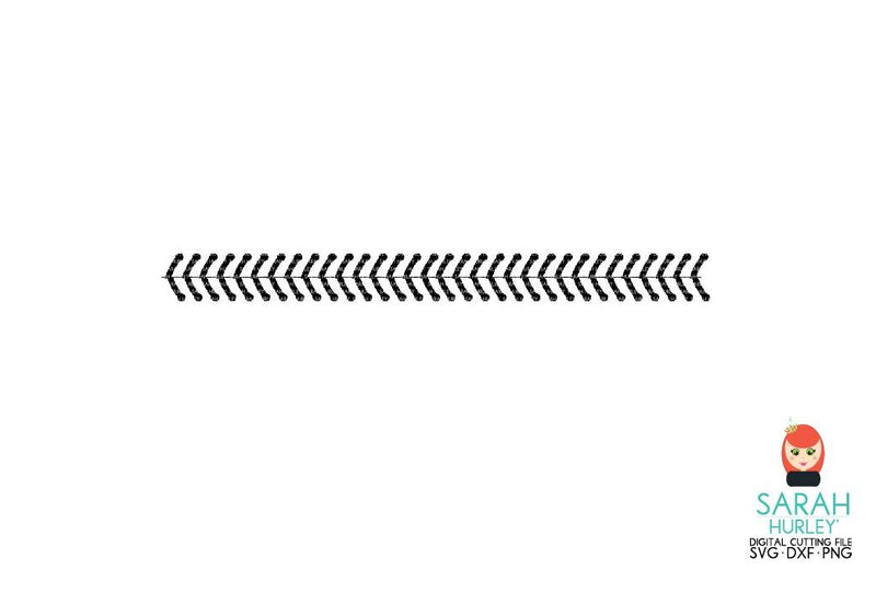 Baseball Stitch Border - So Fontsy