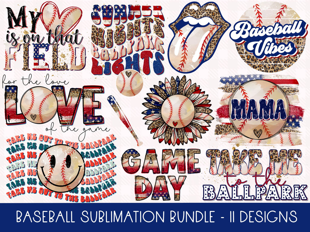 Baseball Sublimation Bundle - So Fontsy