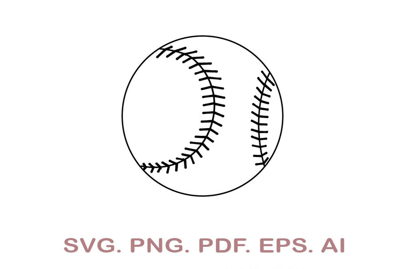 Baseball SVG, Ball SVG, Sport SVG - So Fontsy