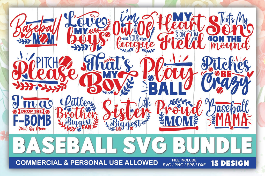 Baseball SVG Bundle - So Fontsy