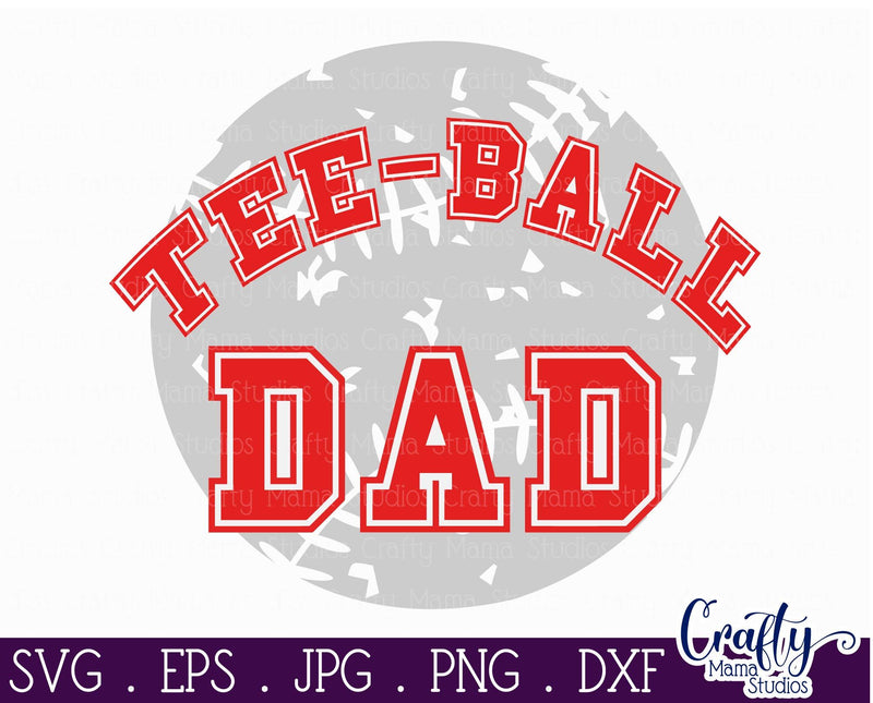 Baseball svg - Tee Ball Dad Svg - Dad Shirt Svg - So Fontsy