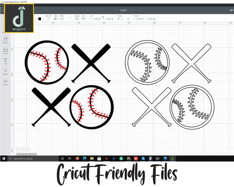 BASEBALL svg, xoxo svg, baseball xoxo svg - So Fontsy