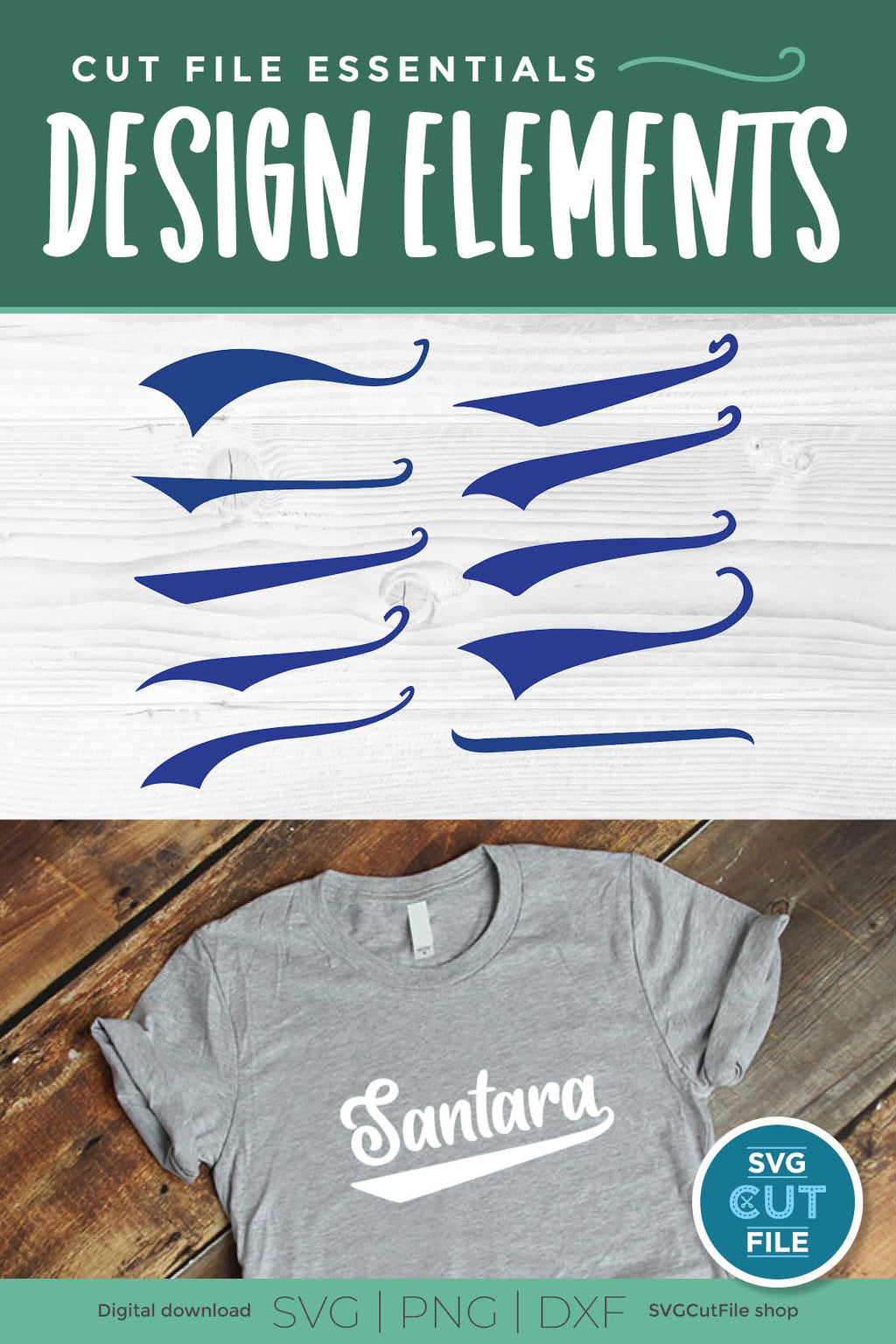 Baseball swish svg underline for Cricut or SIlhouette - So Fontsy