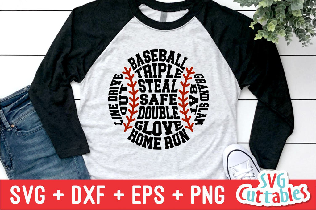 Baseball Word Art - So Fontsy