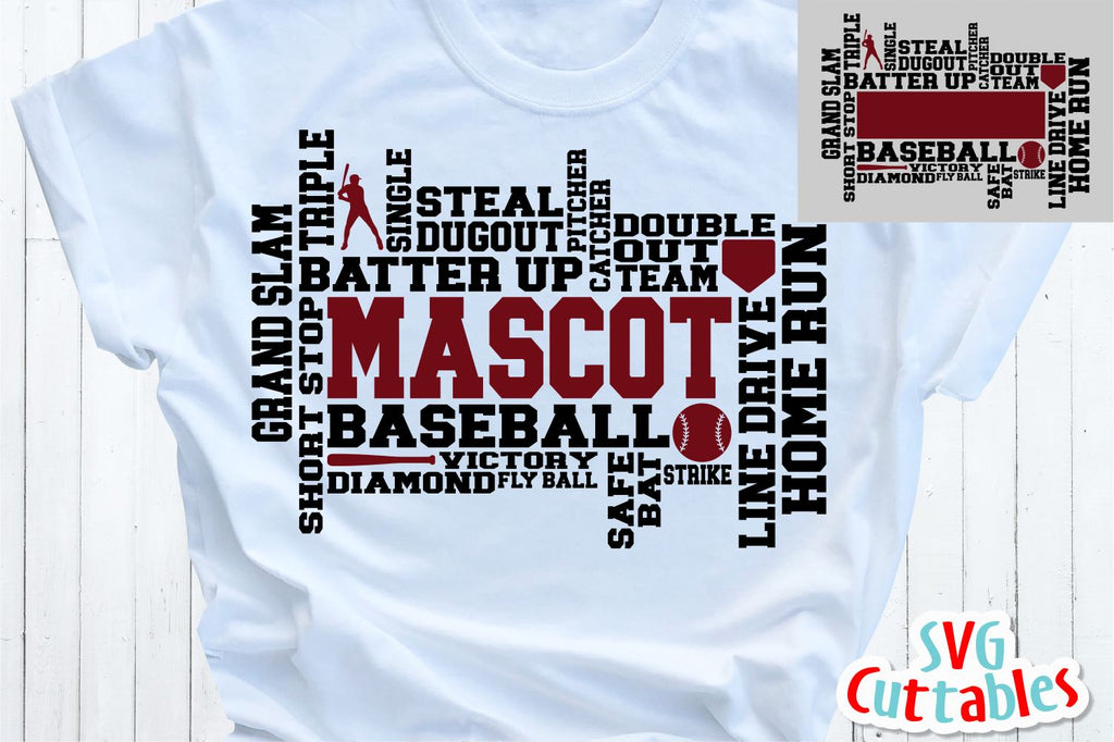 Baseball Word Art - So Fontsy