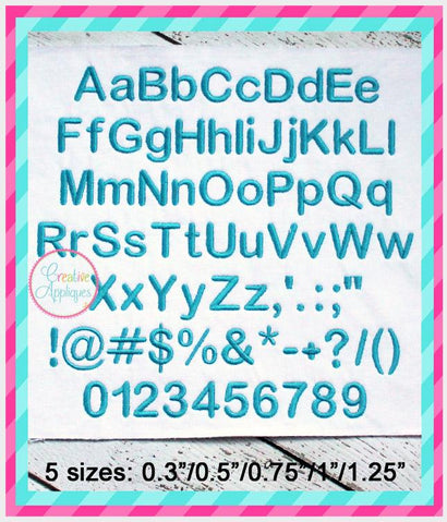 Applique Embroidery Fonts Free Commercial Use License | So Fontsy