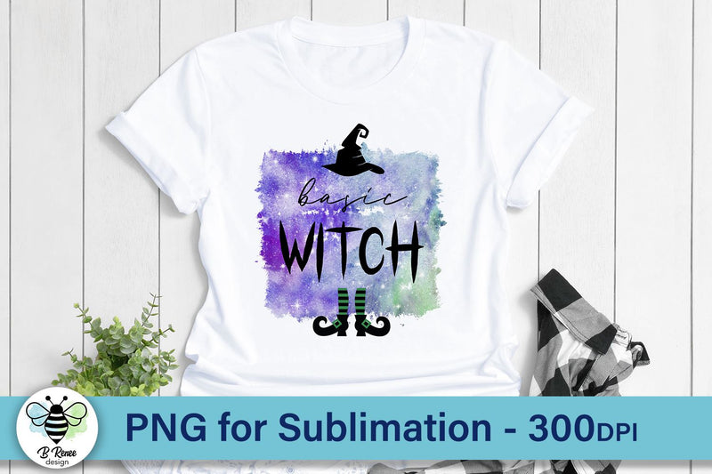 Basic Witch PNG | Halloween Sublimation Design - So Fontsy