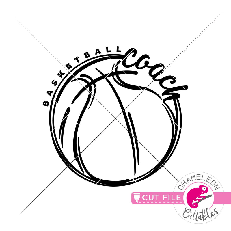 Basketball coach sports svg dxf png - So Fontsy